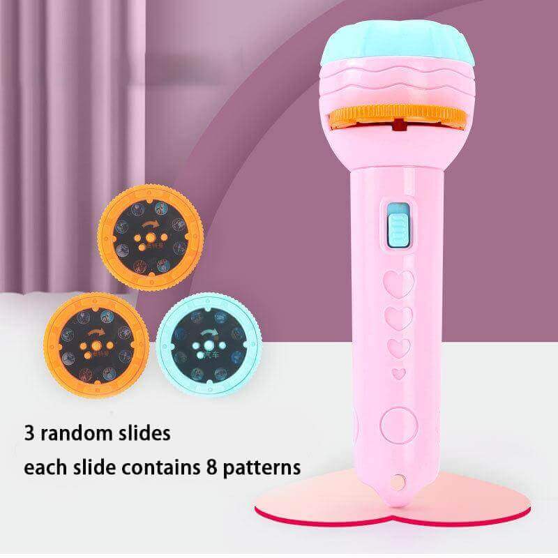 Mini Flashlight Slide Projector Toy For Kids - Curiosity Stores