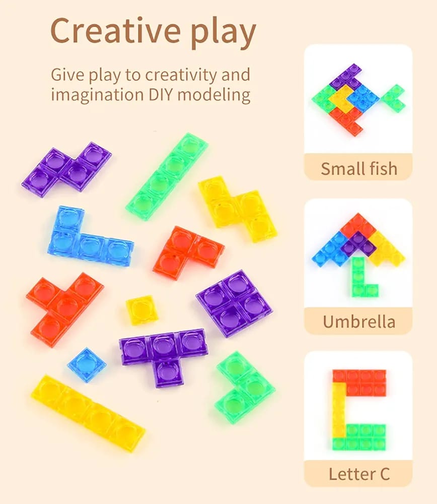 Tetris game puzzle block - Curiosity Stores