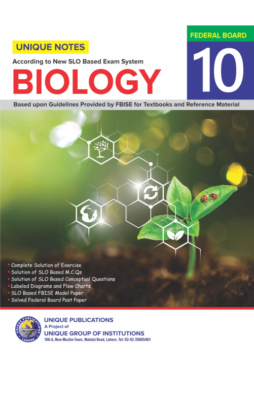 Biology 10th Class Federal Board (2022 Edition) - Curiosity Stores